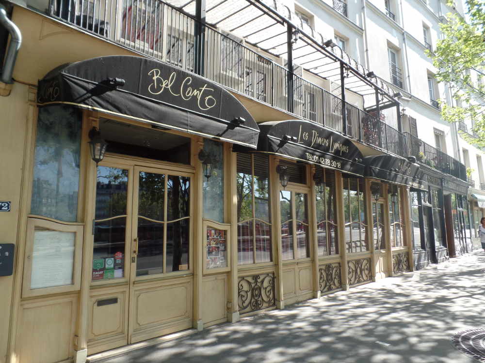Une sortie restaurant au Bel Canto